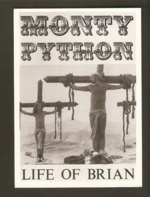 MONTY PYTHON carte postale CINEMA Ed. printed in England -/Life of ...