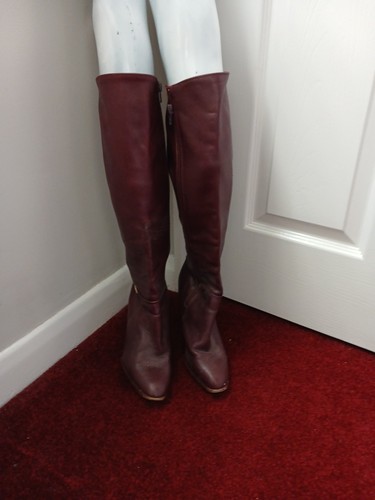 Dolcis British Made Burgundy Zip Boots Requires Reheeling 6 EU 39 | eBay UK
