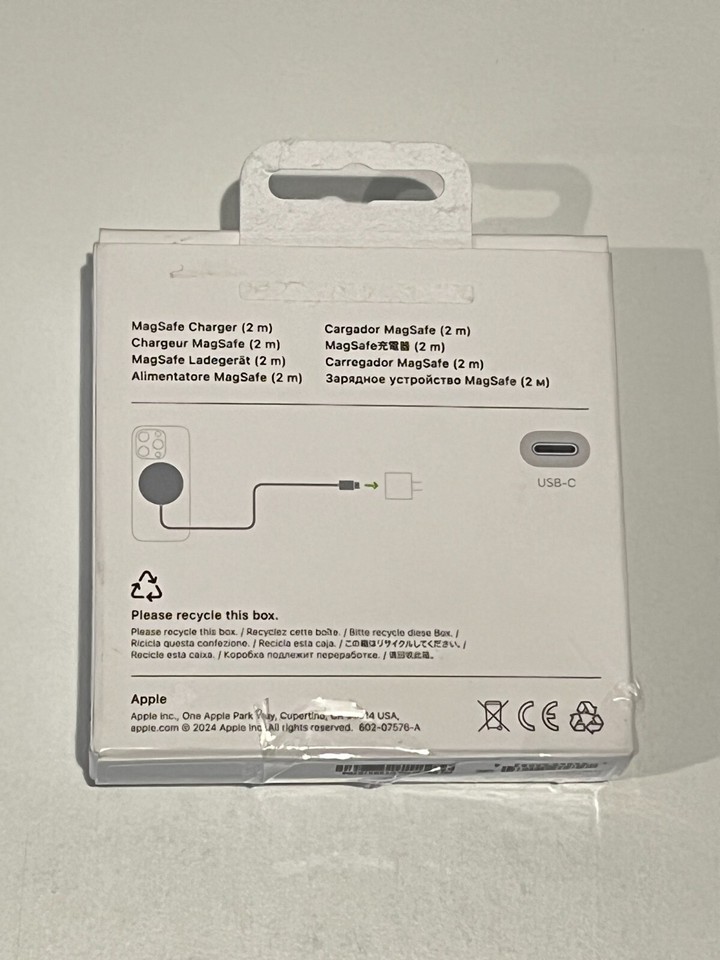 GENUINE Apple 25W Magsafe Charger w/ Woven Cable (2m) for iPhone | eBay