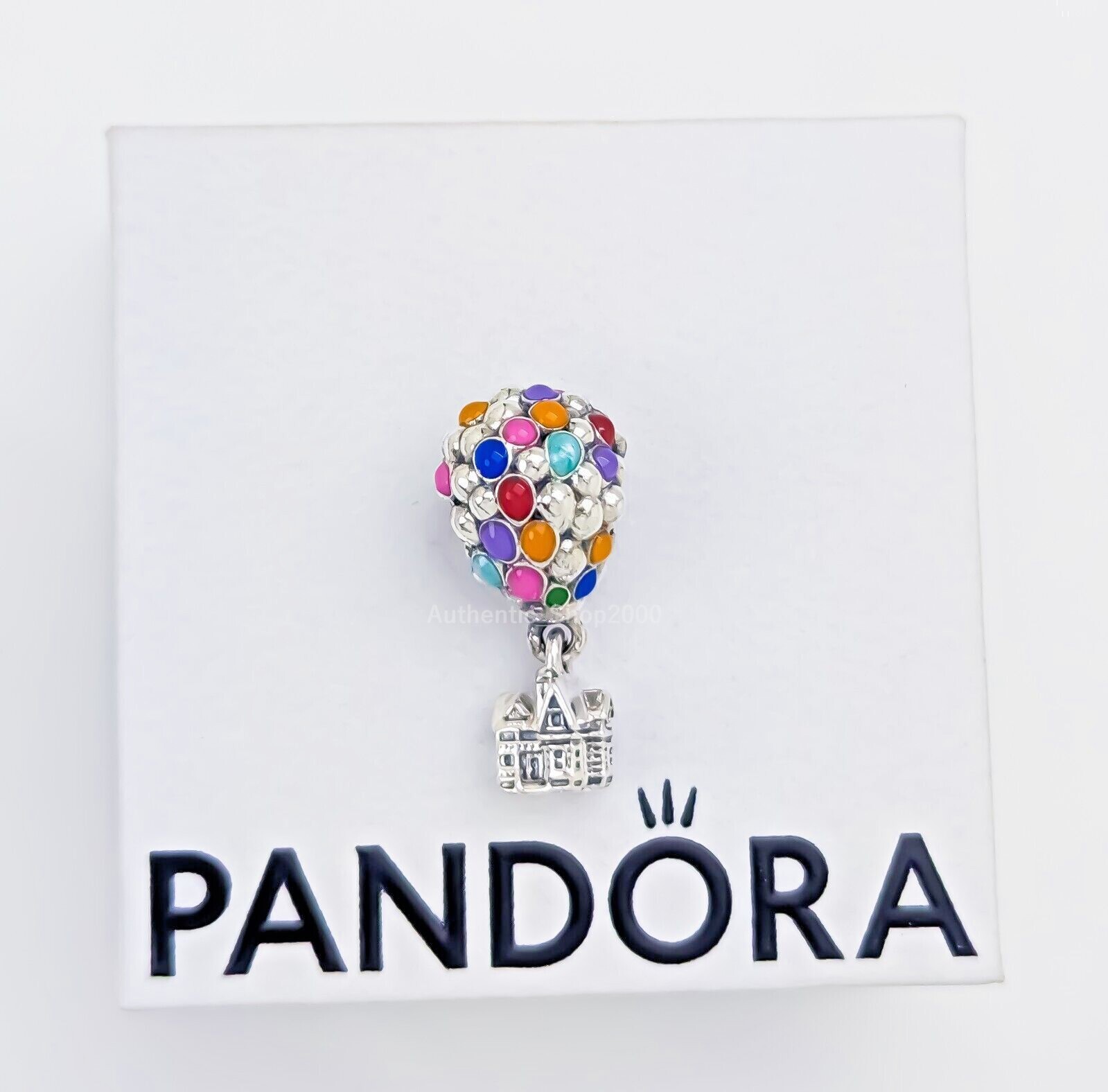 New 100% Authentic PANDORA 925 Disney Pixar Up House & Balloons Charm ...