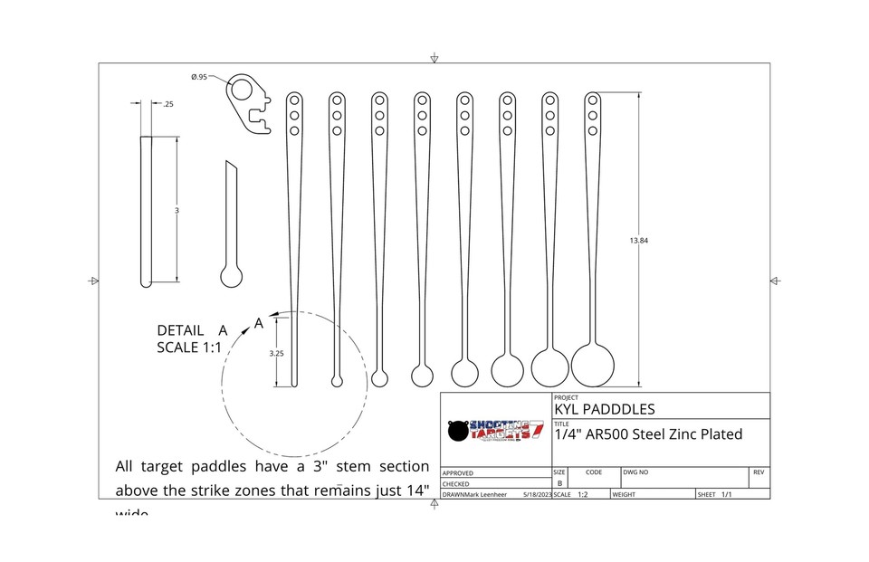 AR500 Steel Targets - Know Your Limits Target 22lr - Kyl Target ...