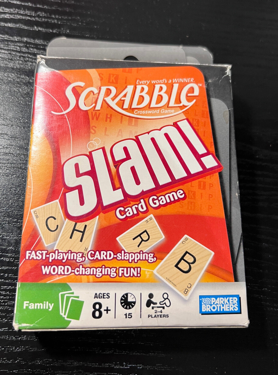 Scrabble Slam! Card Game 2008 Parker Brothers Complete | eBay