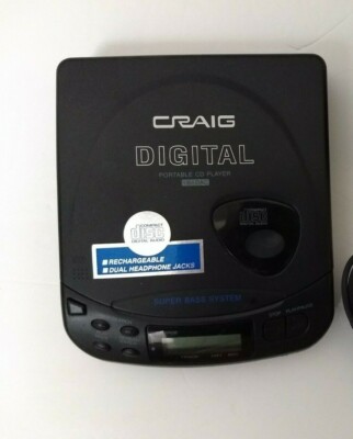 Vintage Craig Portable Personal CD Player Discman Model JC6111A Walkman ...