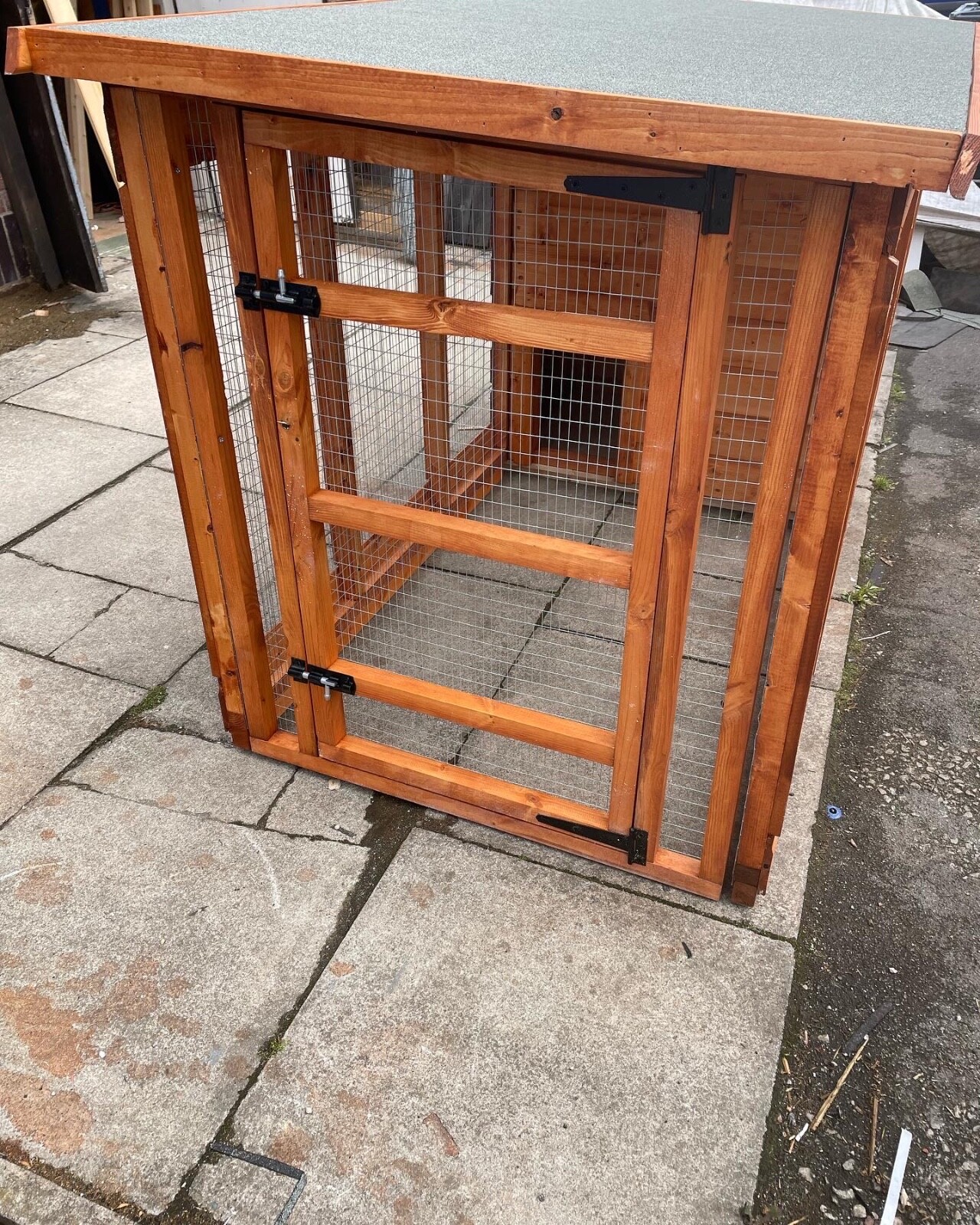 Dog Kennel and Run for Small/Medium Dog with Run 6ft x 3ft - Can ...