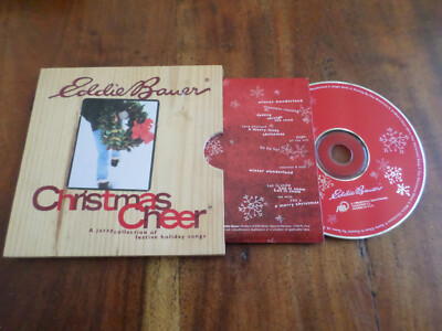 Various Artists – Eddie Bauer Christmas Cheer CD Wood CD case Mirror CD ...