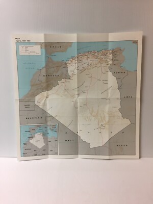 Pre-1900 - Map Of Algeria