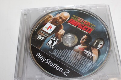 TNA Impact Total Nonstop Action Wrestling Sony PlayStation 2 PS2 Disc ...