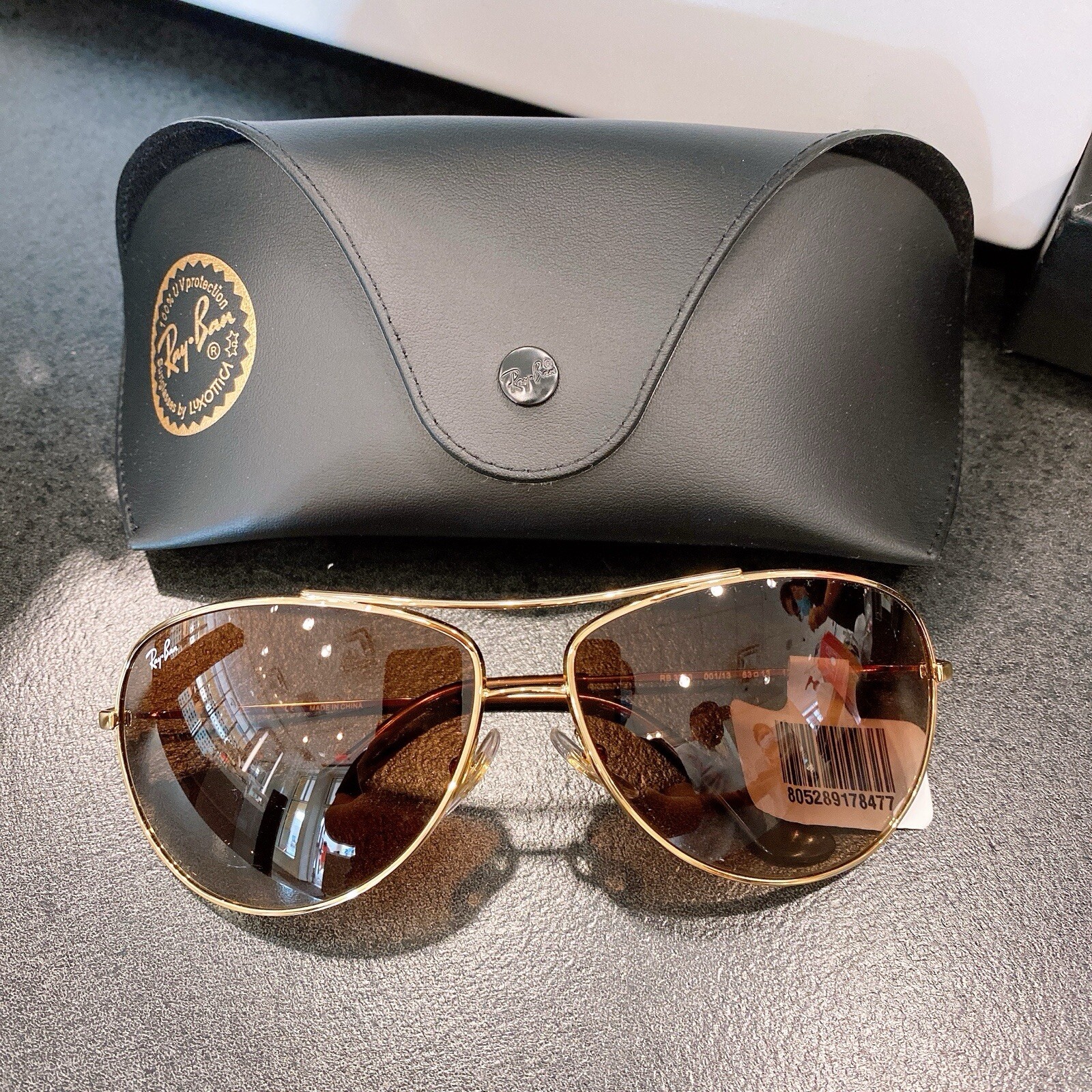 Ray-Ban RB3293 Black Matte Men's Aviator Sunglasses | eBay