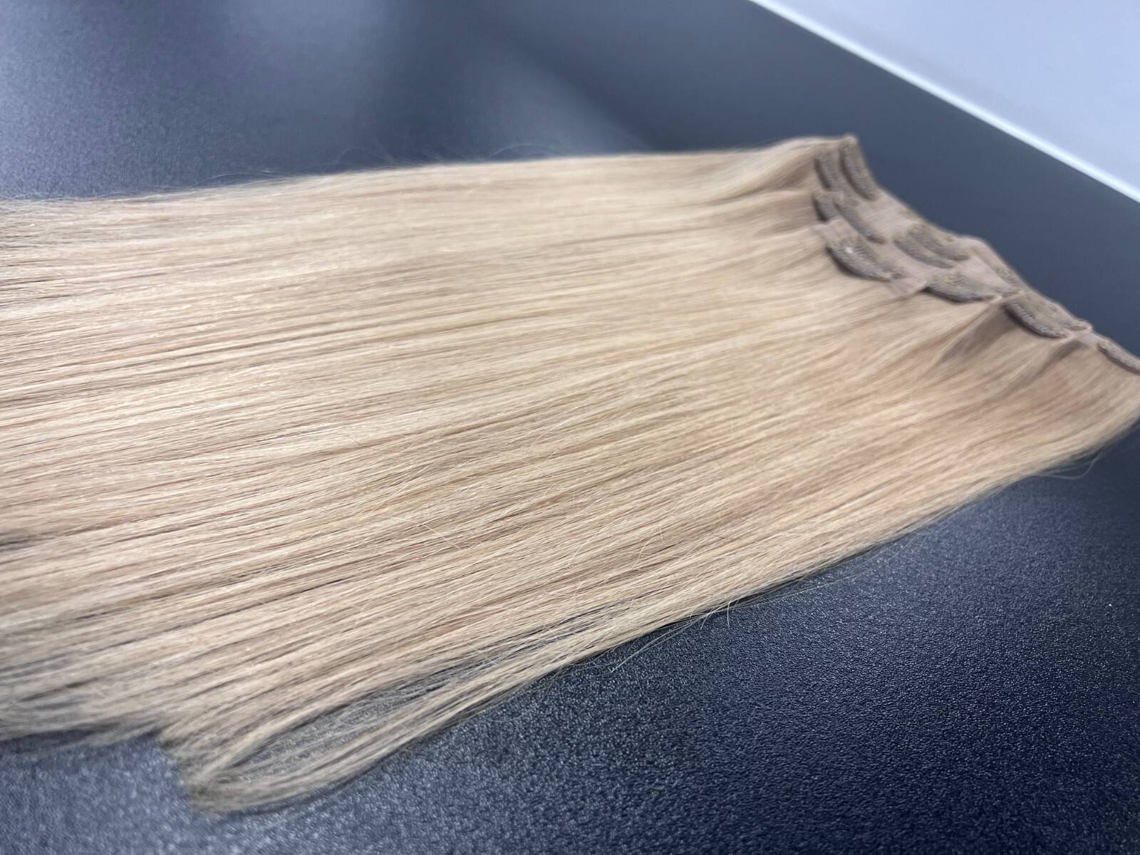 Foxy Locks - 14'' 120g Clip In Human Hair Extensions - Caramel Blonde ...