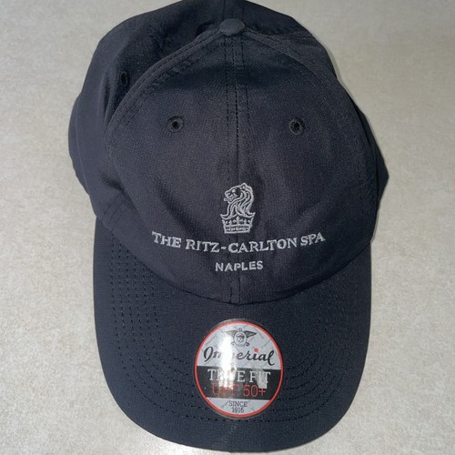 NEW The Ritz Carlton Spa Hat Cap One Size Fits All Black Adjustable ...