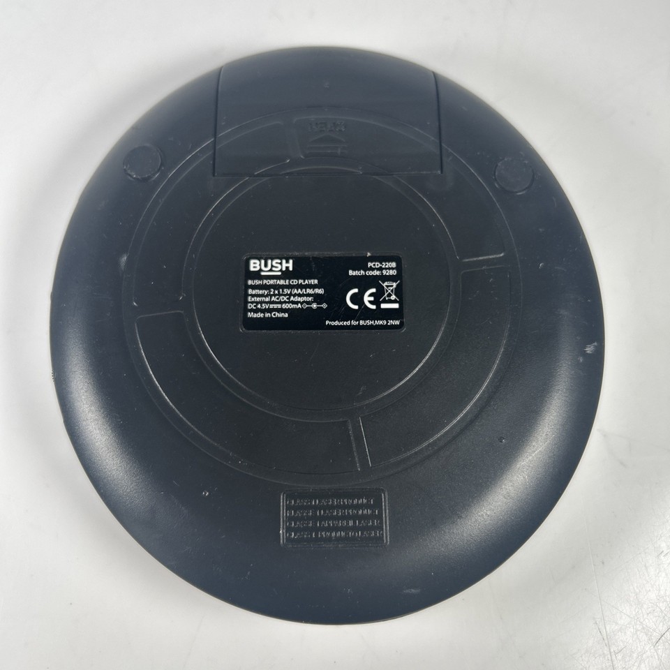 Bush Personal CD Player PCD-220B Walkman Cd Discman Working Stunning ...
