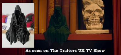 The Traitors TV Sitting Reaper Shelf Gothic Statue - Larger model | eBay UK