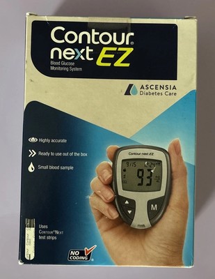Contour Next EZ Blood Glucose Monitoring System kit Meter Exp.01/2027 ...