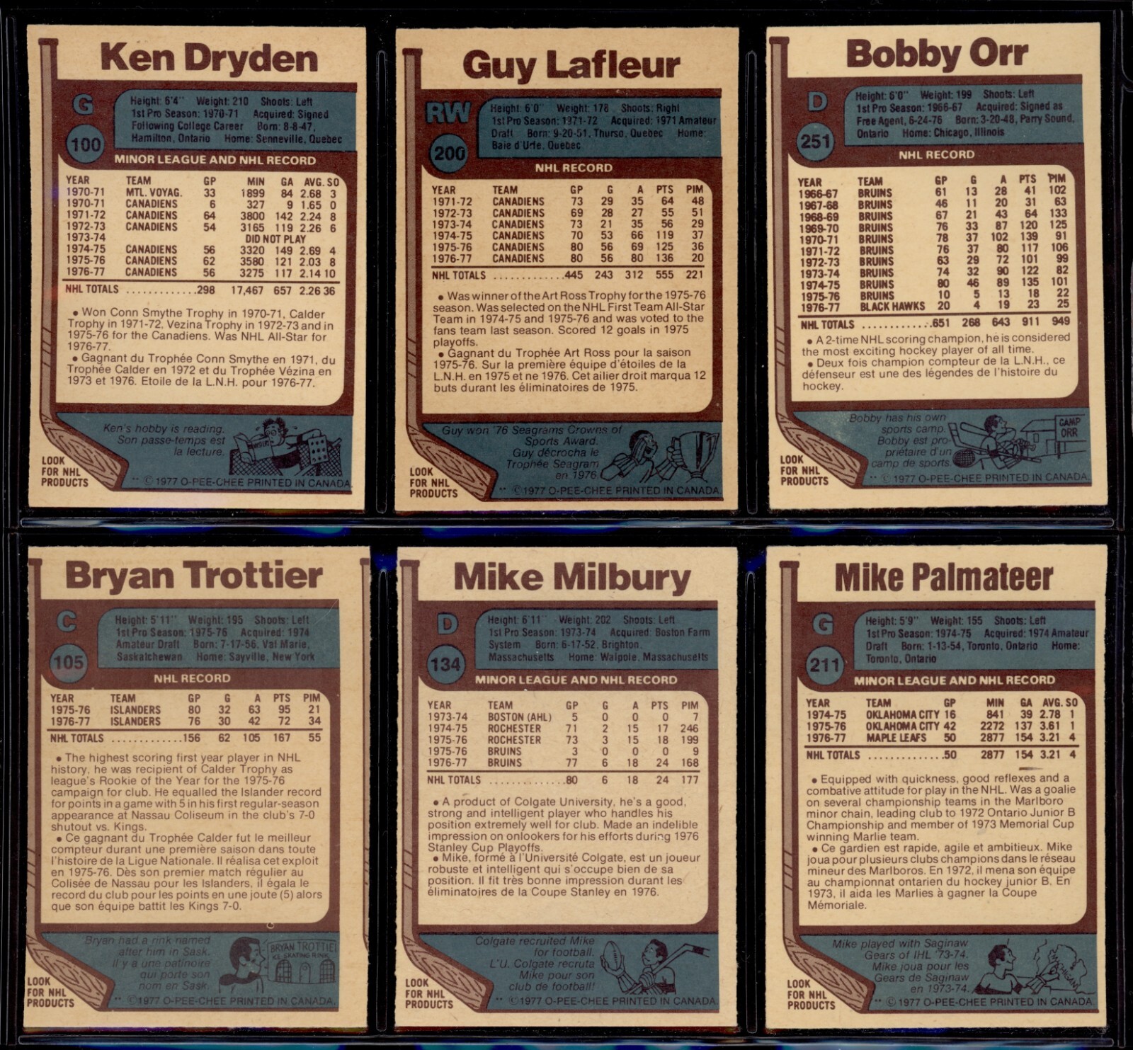 1977-78 OPC COMPLETE HOCKEY CARD SET 1-396 NEAR MINT | eBay