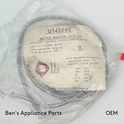NEW OEM H&H ELECTRICOIL DRYER HEATING ELEMENT COIL RESTRING KIT Q142885 ...
