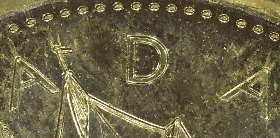 2001 P Canadian 10 Cents Dime With Multiple Double Die Mint Errors On ...