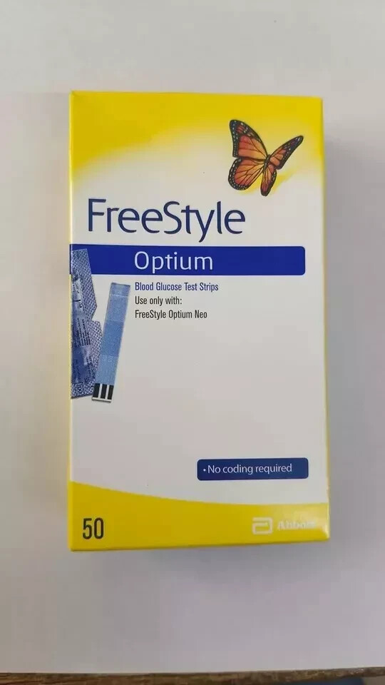 Abbott FreeStyle Optium Blood Glucose Test Strips (4 X50), Free Ship ...