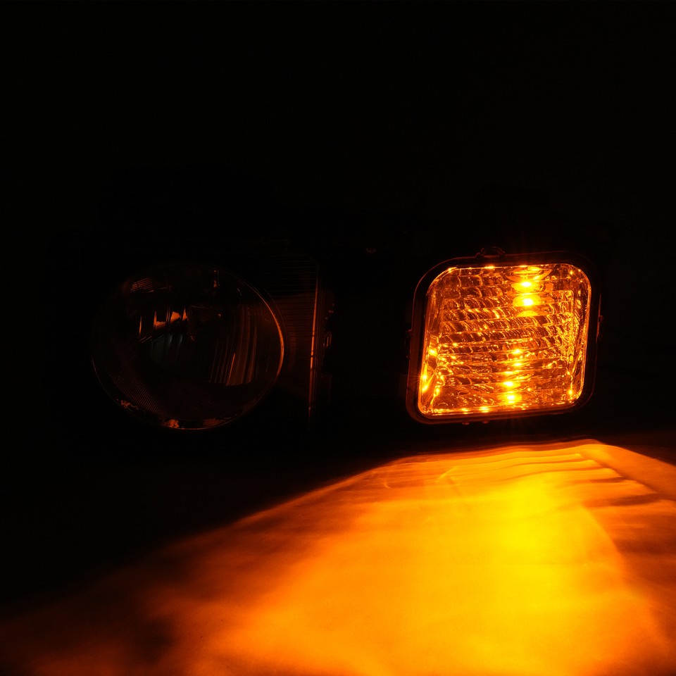 KUAFU 2006-2010 Hummer H3 H3T Headlights Headlamps Set Left & Right ...