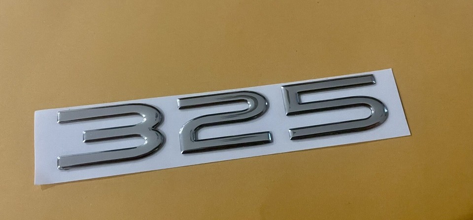 325 Chrome Script Badge For HSV Clubsport Senator Grange Maloo | eBay