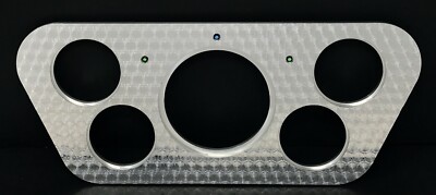 1953 1954 1955 Ford Truck 5 Gauge Dash Panel Insert Engine Turned ...