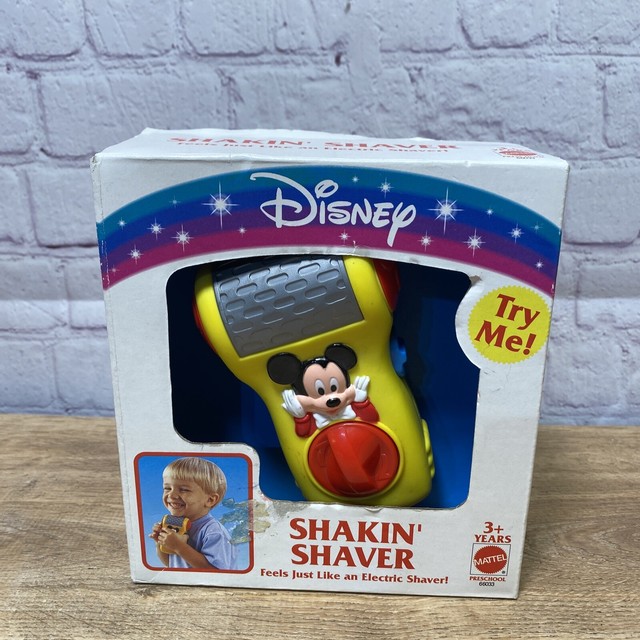 * Vintage Mickey Mouse Toy Shaver Razor Disney Wind-up *WORKS* for sale ...