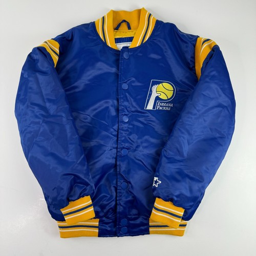 Indiana Pacers Starter Satin Bomber Jacket YOUTH SIZE SMALL 8-10 | eBay