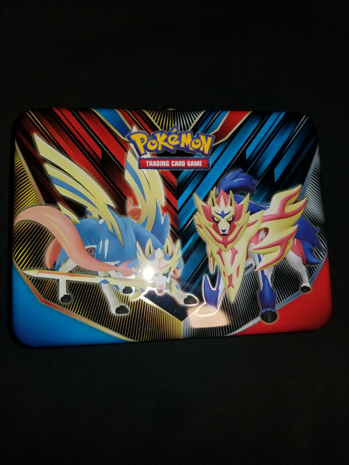Pokemon lunch box tin W/ 3 Holo cards & Extras | eBay
