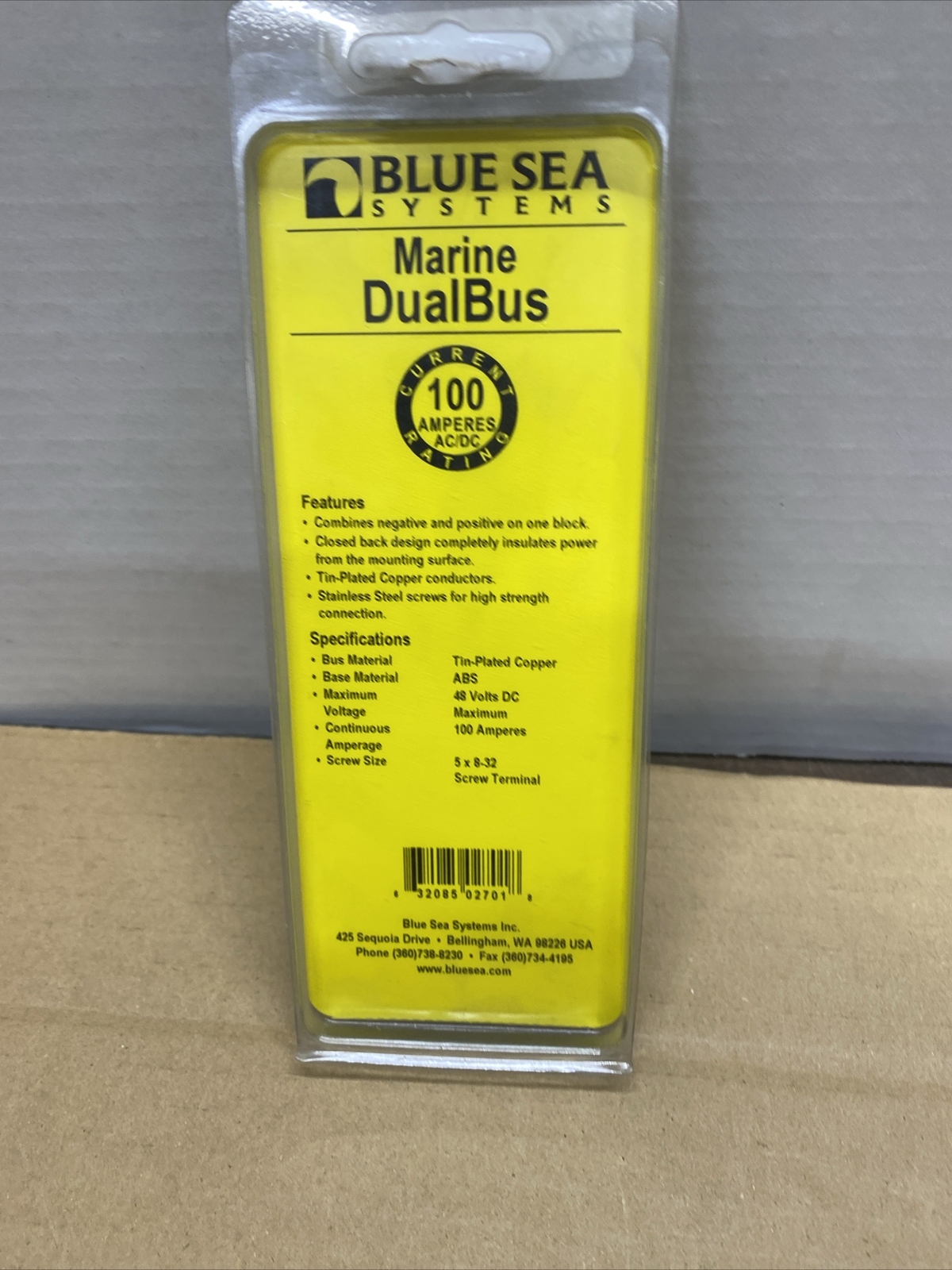 Blue Sea Marine Dual Buss 2701 Terminal BB-148 | eBay