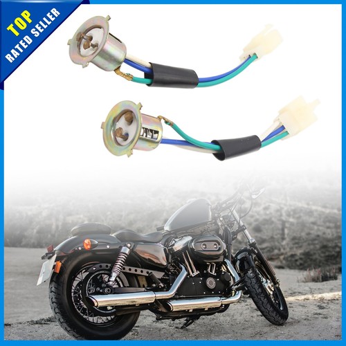 Pack of 2 for DY100 3 Pins Motorcycle Headlight Wires Harness Connector ...