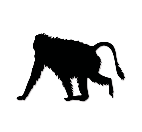 Baboon Vinyl Decal Sticker, car Decal | eBay