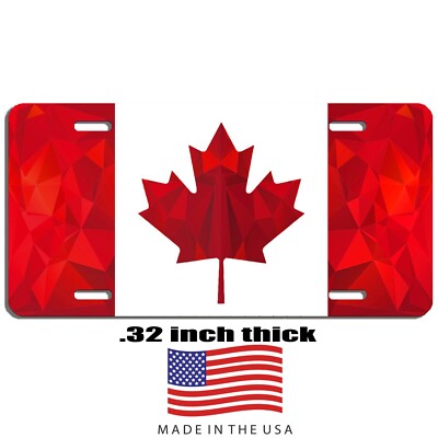 Canadian flag aluminum vanity license plate car truck SUV tag | eBay