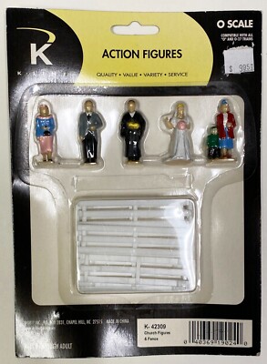 K Line Action Figures Church Figures & Fence # K-42309 | eBay