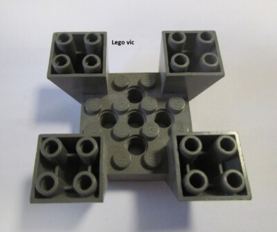 Lego 30373 Star Wars Slope Inverted 65 6x6x2 Quad Dark Gray 4479 7146 ...