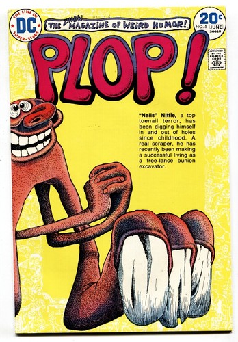 Plop! #5 1974- DC Weird Humor- Basil Wolverton- VF/NM | eBay