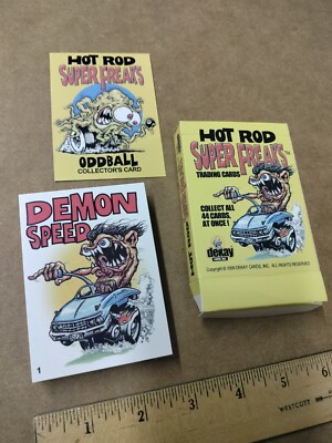 Hot Rod Super Freaks 1999 rare full Card Set Odd Rods Rat Fink Monster ...
