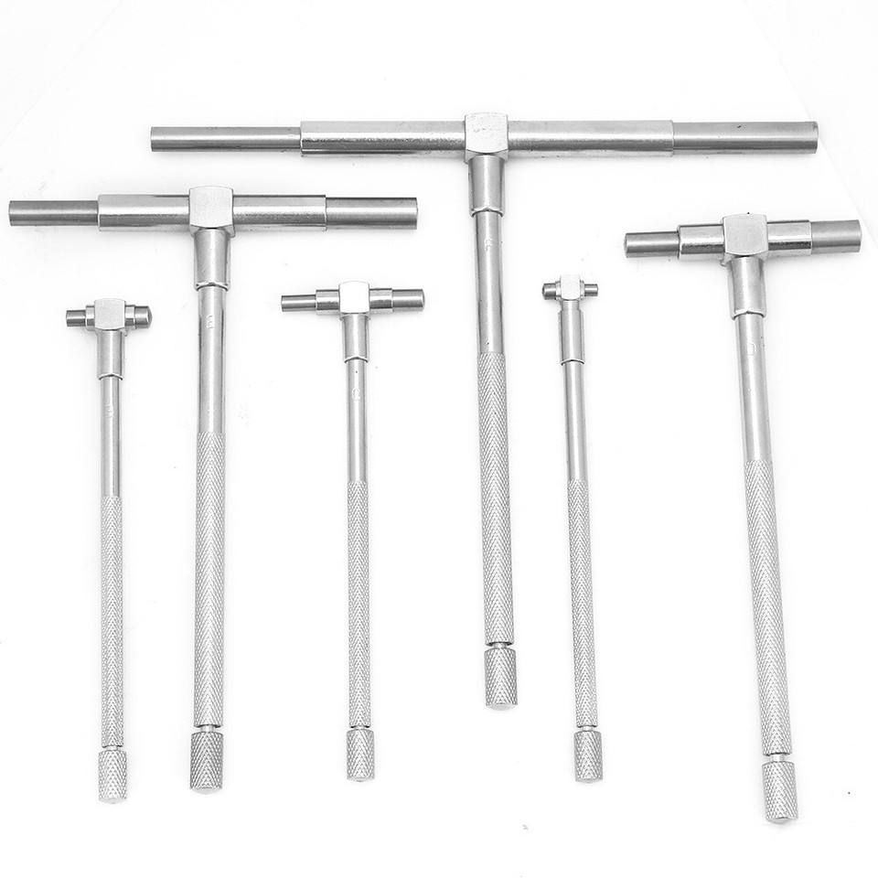6Pcs Telescopic Gauge 8-150mm Adjustable Inner Diameter Gauge ...