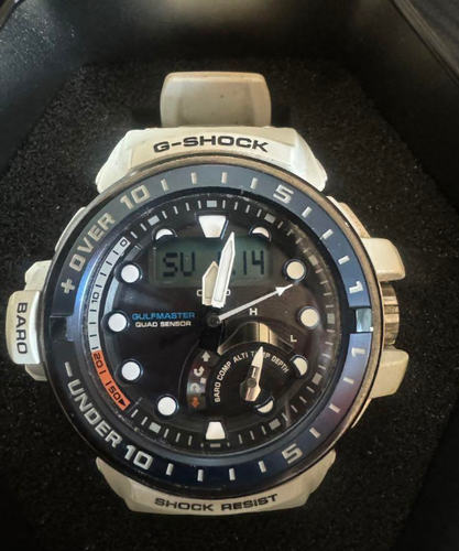 CASIO G-SHOCK GWN-Q1000-7ADR MASTER OF G Gulfmaster solar JAPAN | eBay