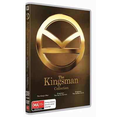 BRAND NEW The Kingsman Collection (DVD, 3-Disc Set) R4 Movie Circle ...