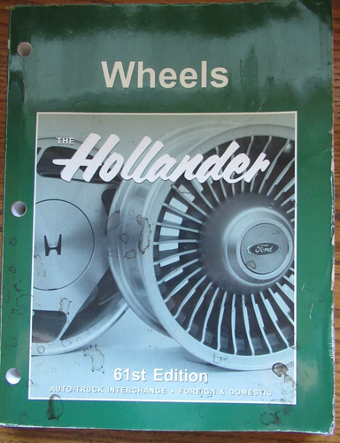 Hollander Wheels 61st Edition Auto-Truck Interchange 1995 | eBay