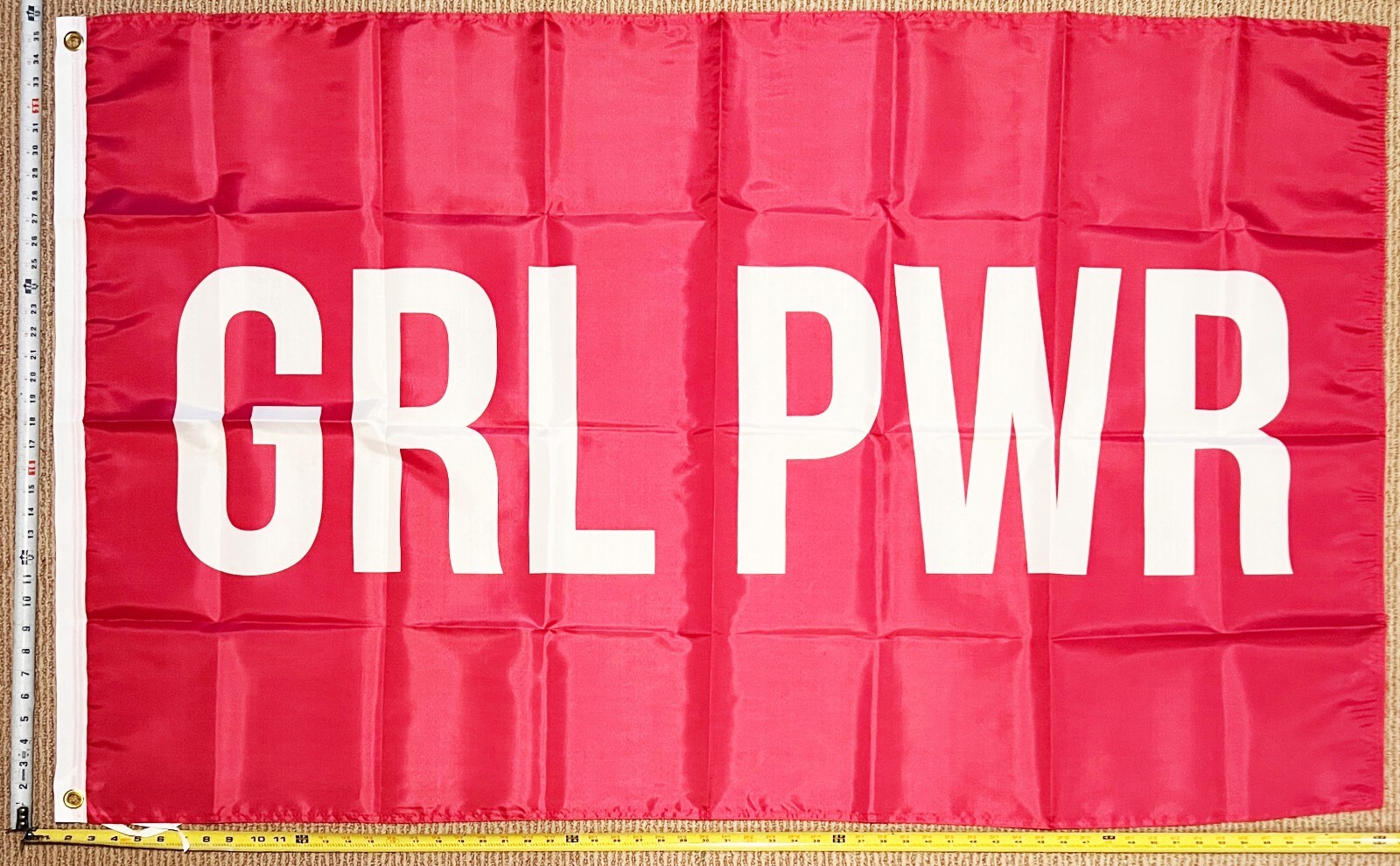 Motivational Flag FREE SHIPPING Girl Power Work Hard Gym Dorm Beer Sign ...