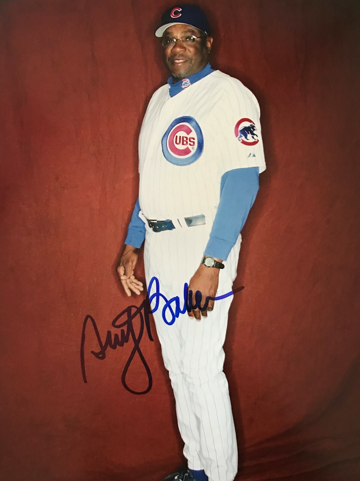 Dusty Baker Chicago Cubs Signed 8x10 Autographed Photo COA E4 | eBay