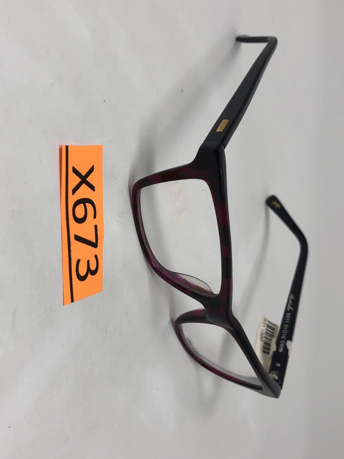 JONO HENNESSY LE Eyeglasses Frame MOD.8311 C609 51-16mm Purple Tortoise ...