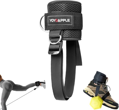 Dumbbell Foot Attachment Adjustable Weight Ankle Straps Leg & Hamstring ...