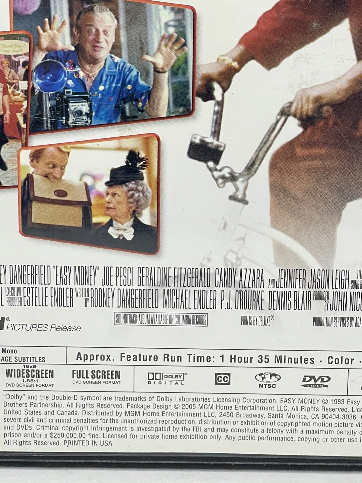 Easy Money (DVD, 1983, Rodney Dangerfield, Joe Pesci, OOP) Canadian | eBay