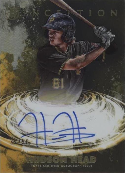 2021 Bowman Inception - Primordial Prospects Autographs Hudson Head # ...