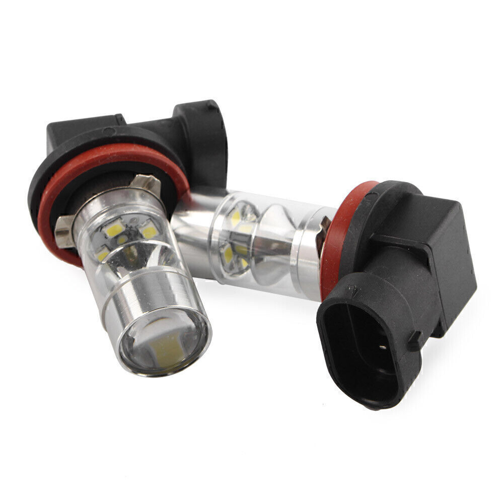 2x H8 H11 6000K 60W High Power LED Fog Driving Light Bulb Samsung 2323 ...