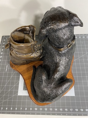 RARE Devin Rowe "Boot Camp" Labrador Retriever Bronze Limited Edition ...