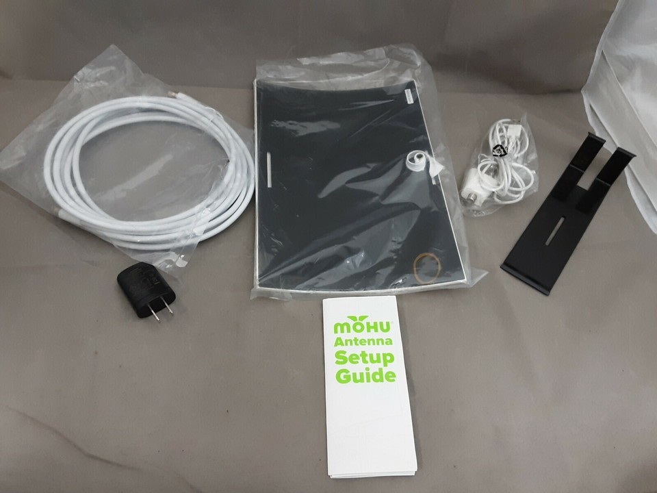 Used - Mohu MH-110566 Curve 60 Indoor Amplified HDTV Antenna - Up to 60 ...