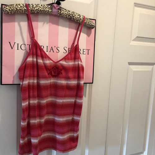 Victoria’s Secret Pink Tank Top With Built In Bra Womens Size S ...