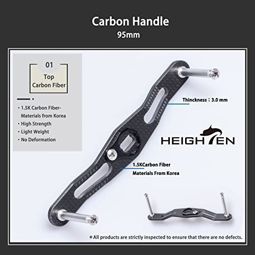 85mm/95mm Fishing Reel Handle Replacement for Baitcasting Reels - Power ...